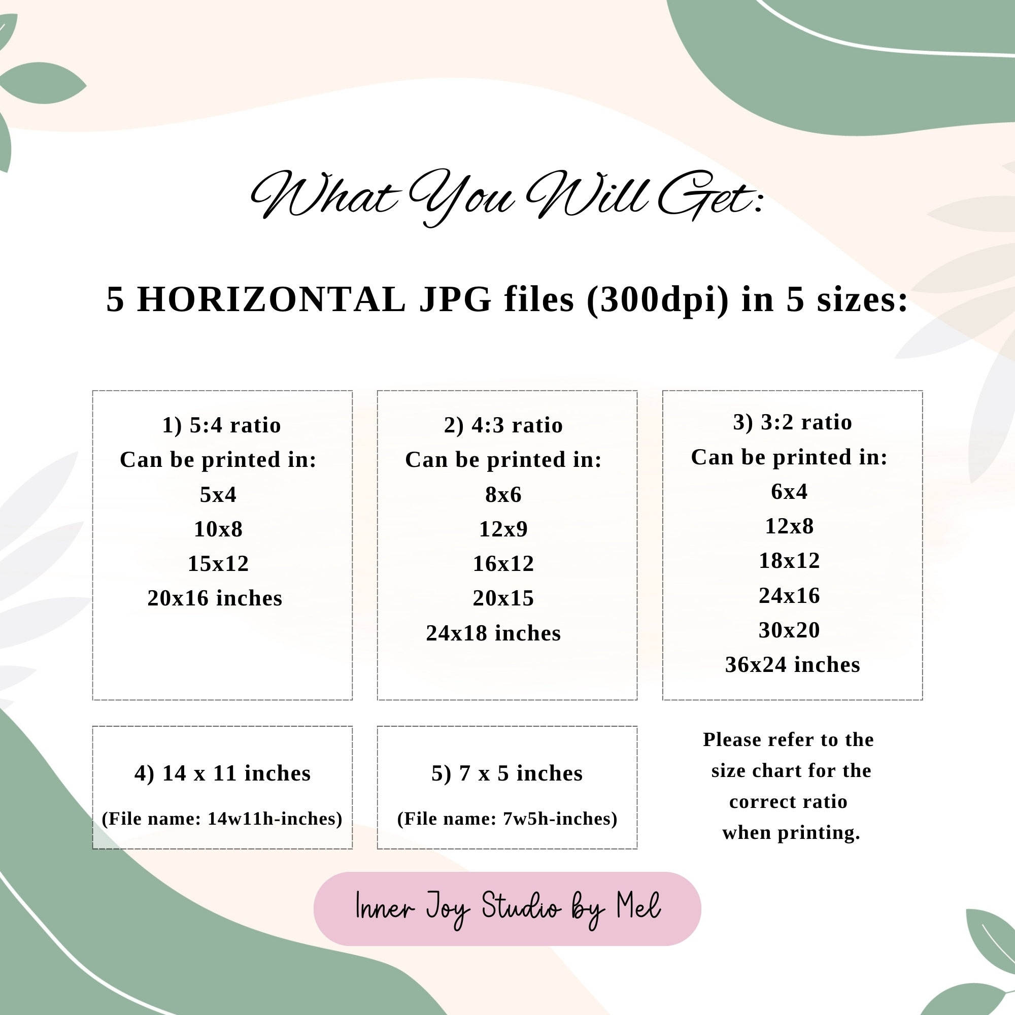 Printable Daily Affirmations Wall Art for Self Love, Inspirational ...