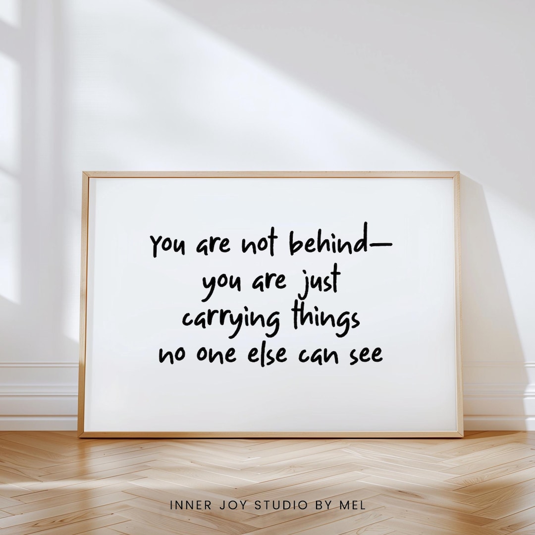 Printable Mental Health Wall Art, Inspirational Quote, Self Love Poster ...
