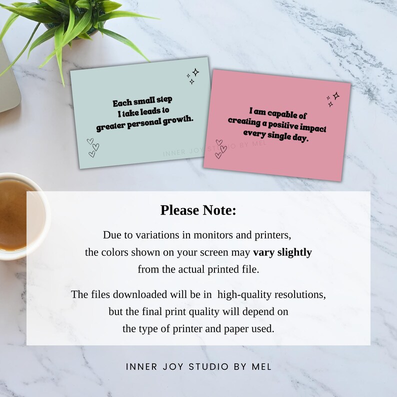 Printable Positive Affirmation Cards for Teachers, New Teacher Gift ...