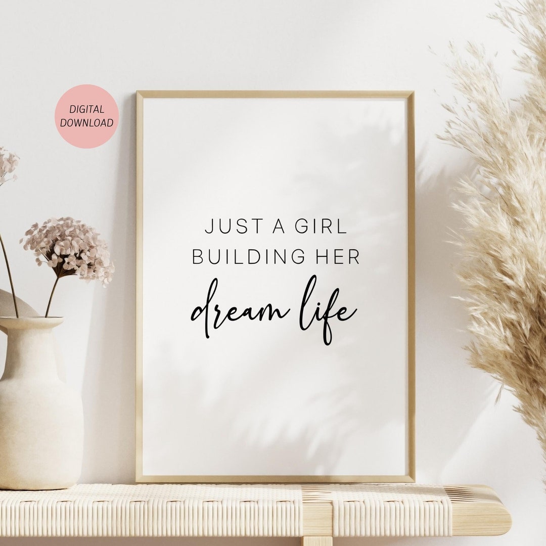 Printable Daily Affirmations Poster, Inspirational Quote Wall Art ...