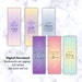 Printable Cute Bookmarks for Self Love, Positive Affirmation Quotes for ...