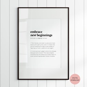 Funny Definition Poster, Printable Daily Affirmations Wall Art ...