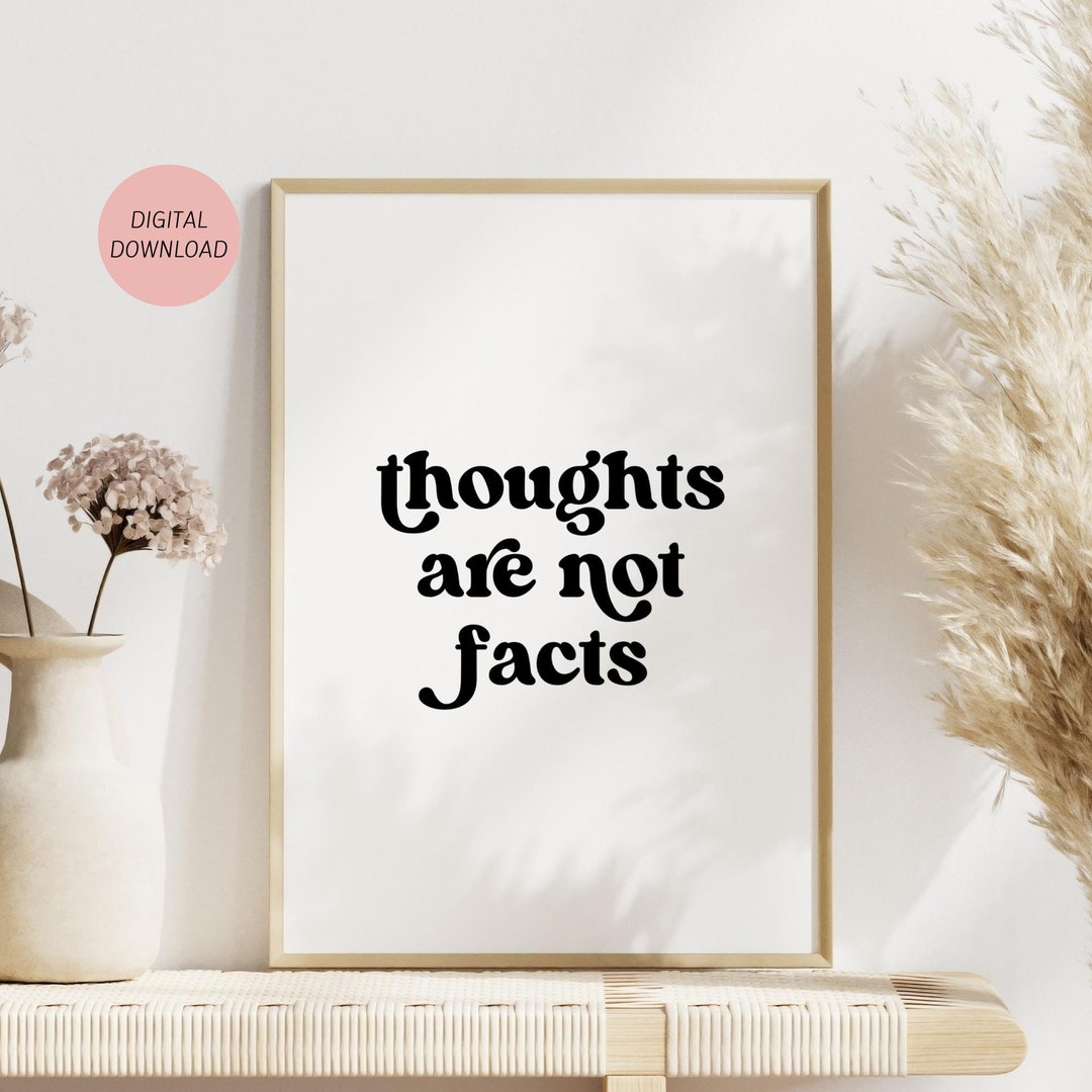 Printable Inspirational Quote Wall Art, Mental Health Poster, Self Care ...