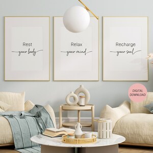 Printable Mental Health Wall Art, Self Care Poster, Self Love Print for ...