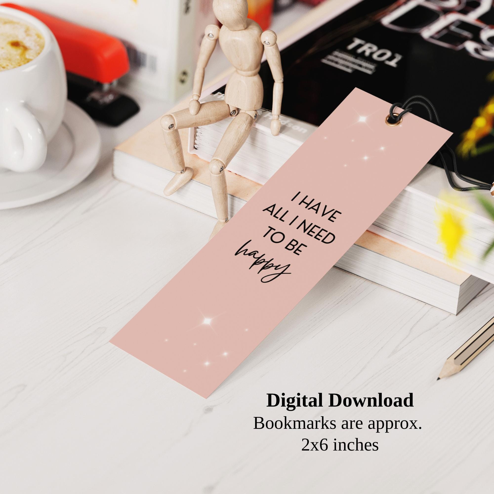 Printable Self Love Bookmarks, Cute Bookmarks for Mental Health ...