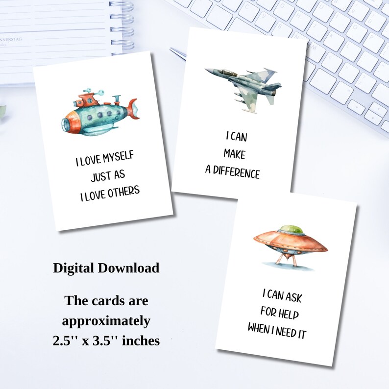 Printable Positive Affirmation Cards for Kids, Self Love Quote ...