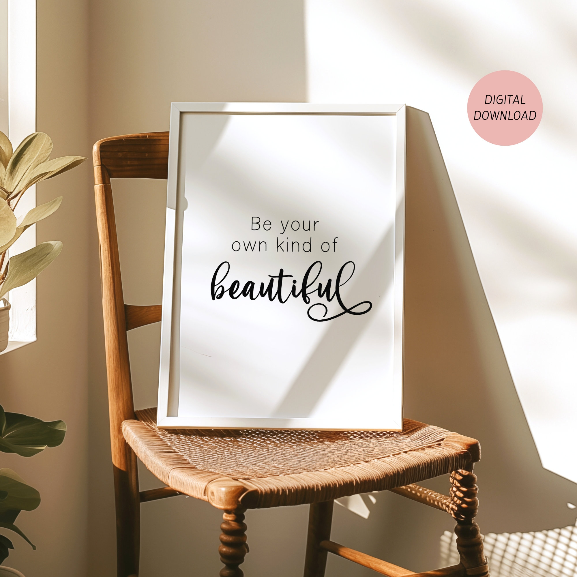 Printable Motivational Poster for Girls Room Decor, Inspirational Quote ...
