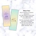 Printable Cute Bookmarks for Self Love, Positive Affirmation Quotes for ...