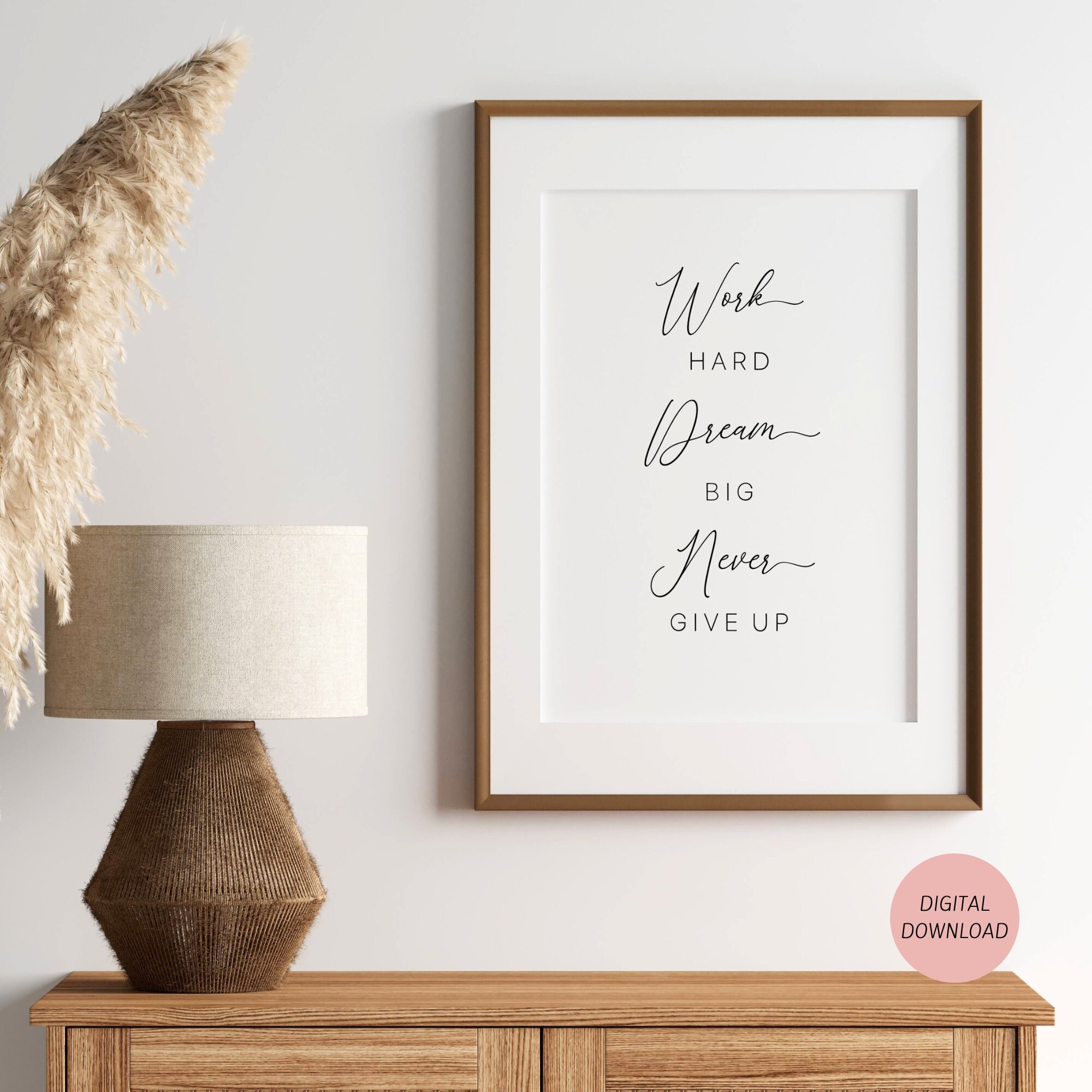 Printable Wall Art for Office Wall Decor, Inspirational Quotes for ...