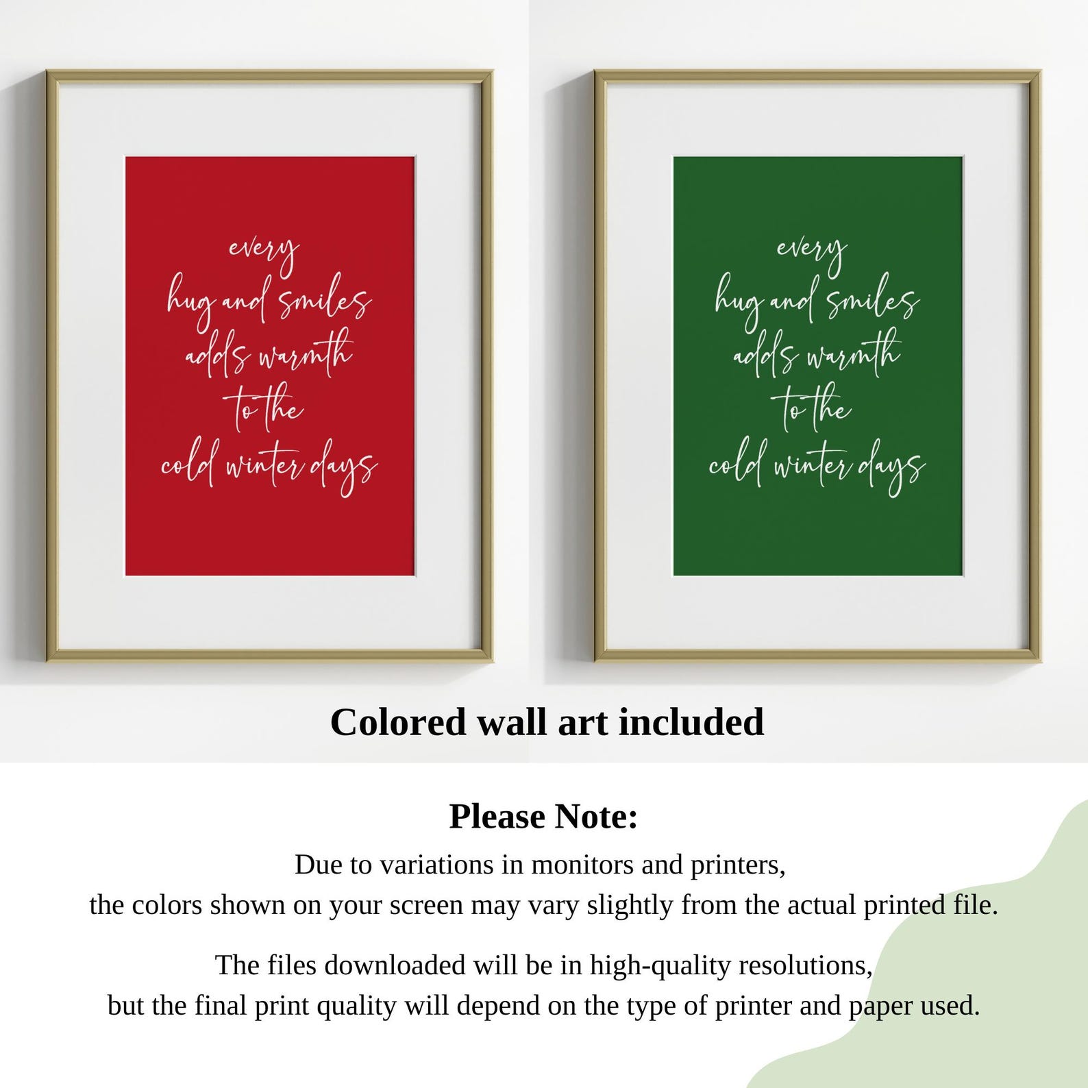 Printable Christmas Quote Wall Art, Holiday Decor, Modern Christmas ...