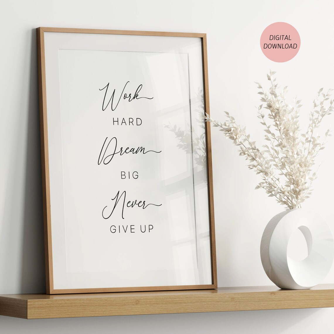 Printable Wall Art for Office Wall Decor, Inspirational Quotes for ...