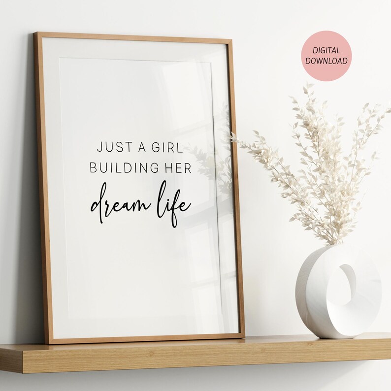 Printable Daily Affirmations Poster, Inspirational Quote Wall Art ...