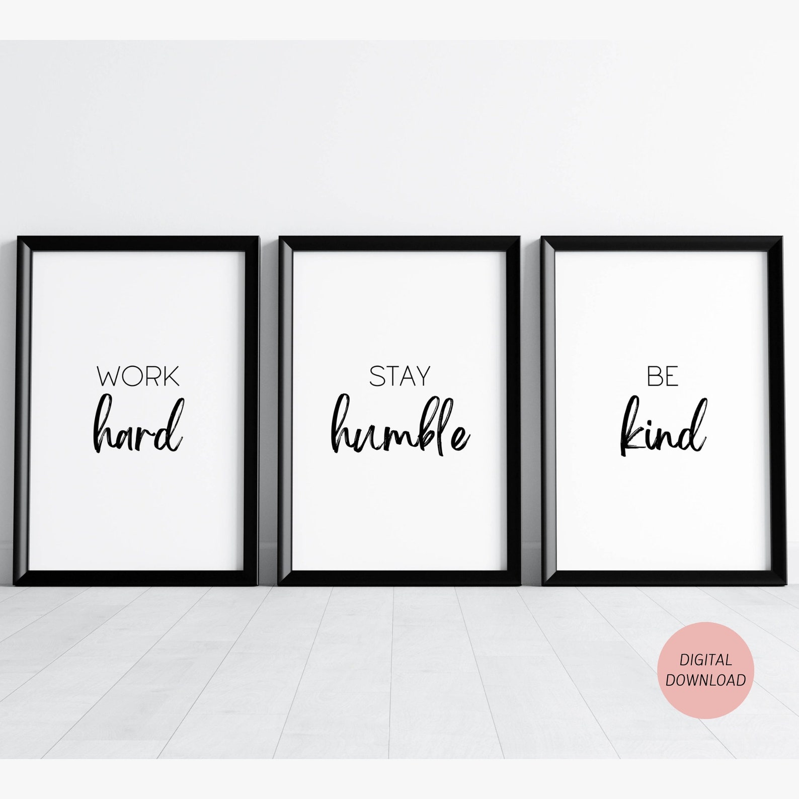 Set of 3 Motivational Poster for College Dorm Decor, Printable ...