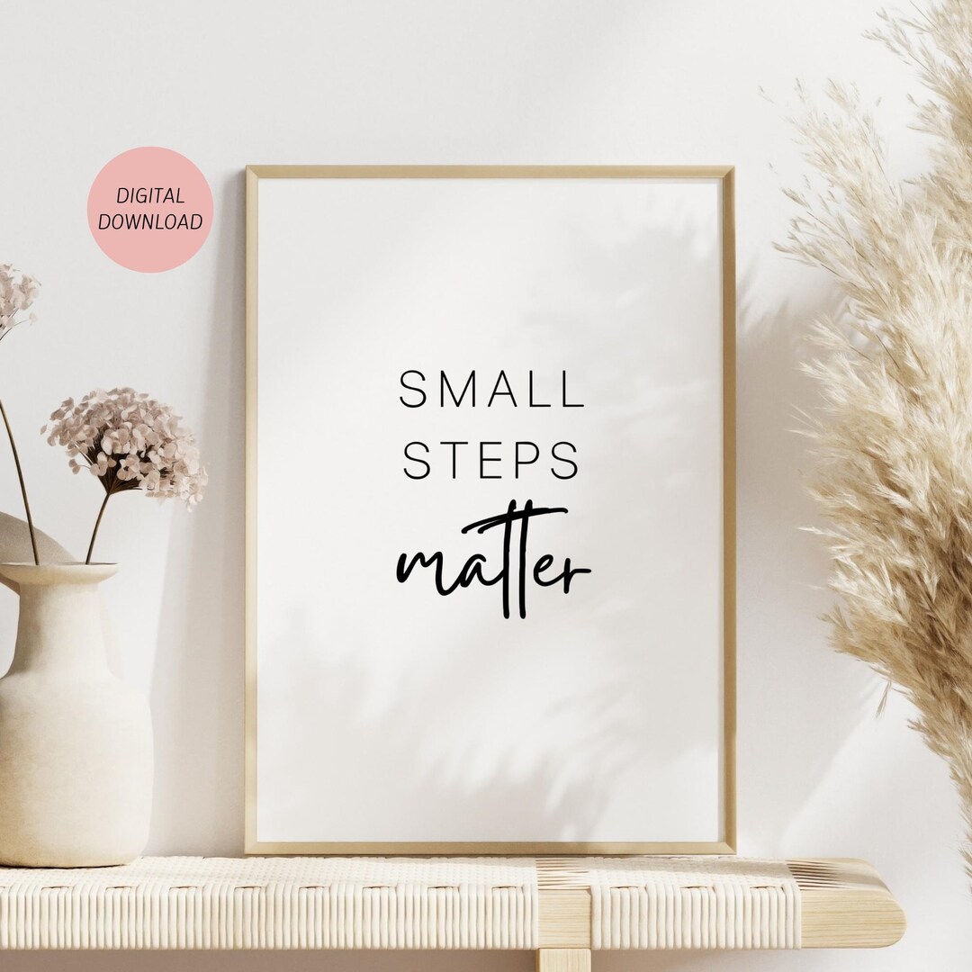 Printable Inspirational Quote Wall Art, Motivational Poster, Daily ...