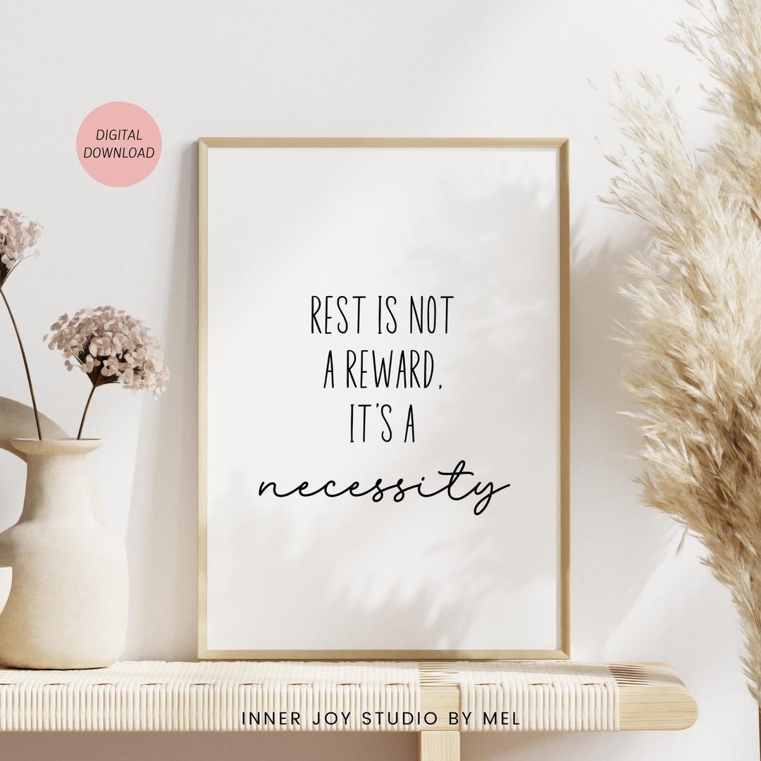 Printable Mental Health Poster, Positive Affirmation Wall Art for Self ...