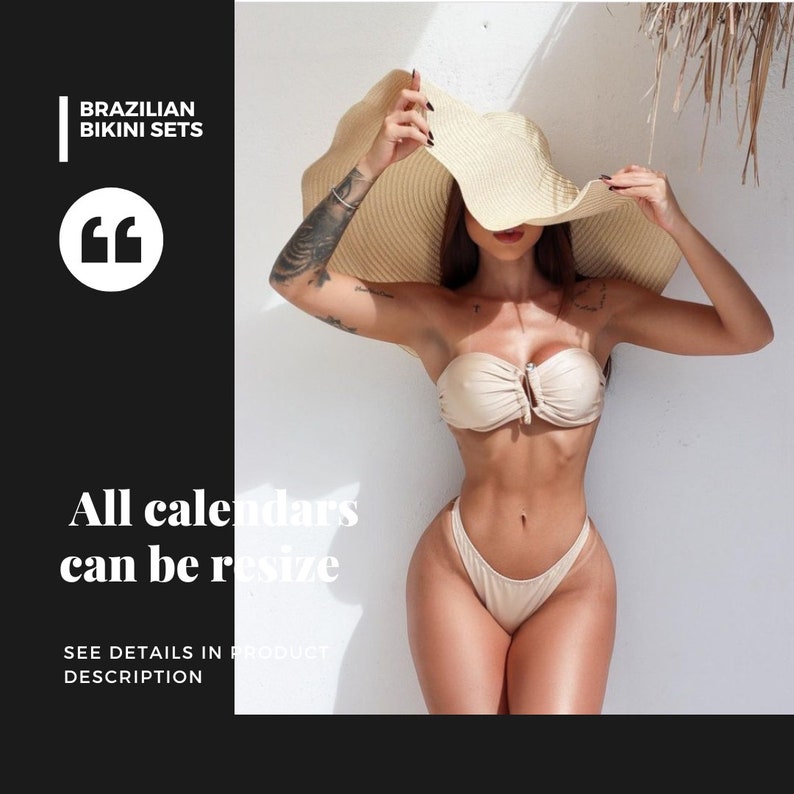 2024 Brazilian Bikinis Calendar Brazilian Bikini Models - Etsy Australia