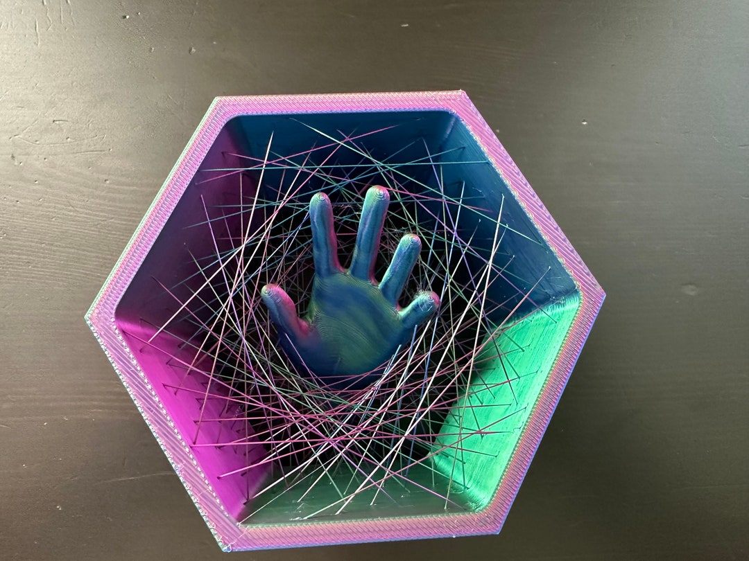 Decorative 3D Printed Vortex Hand. - Etsy
