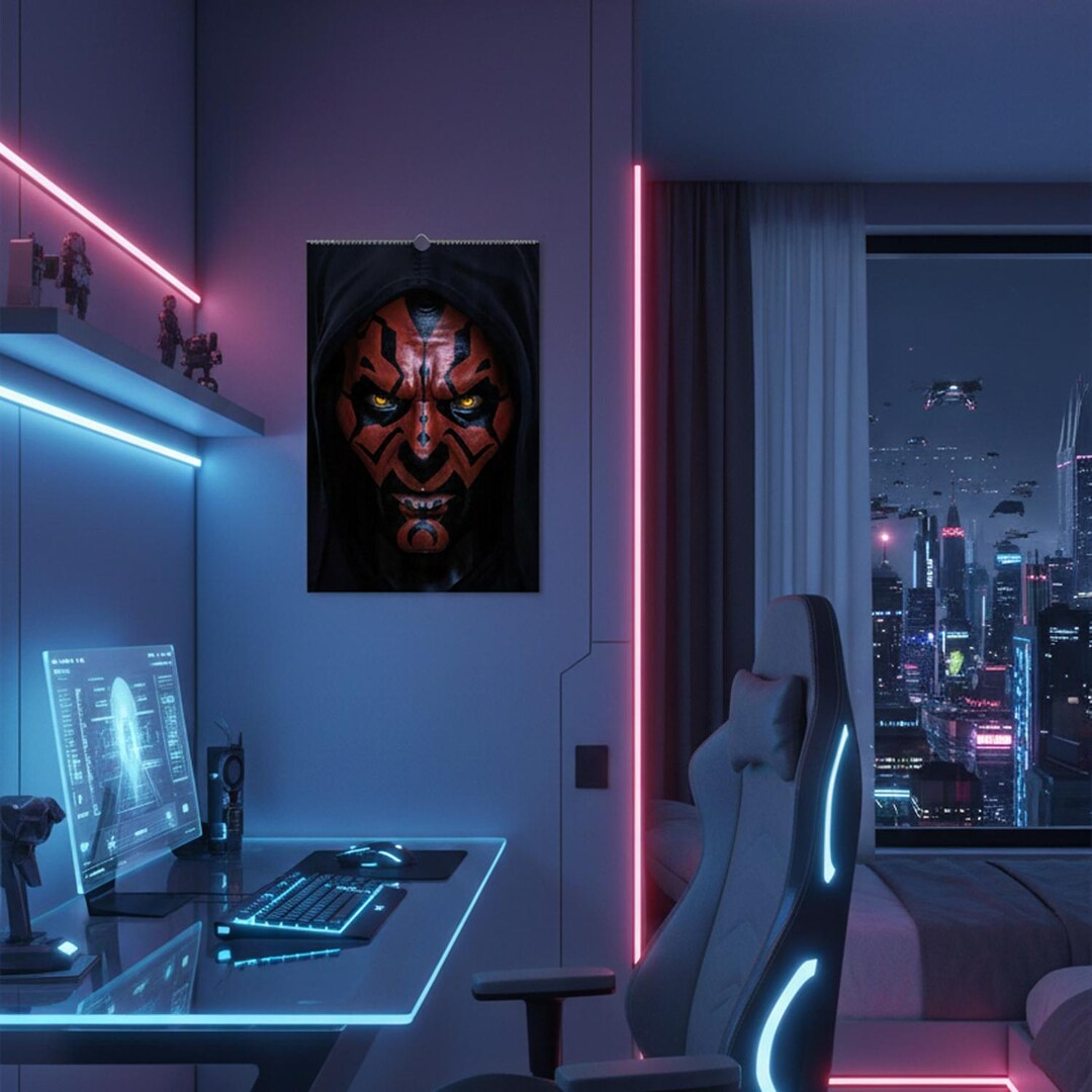Calendar 2026 DARK SIDE of the Force: Star Wars Inspired Wall Art ...