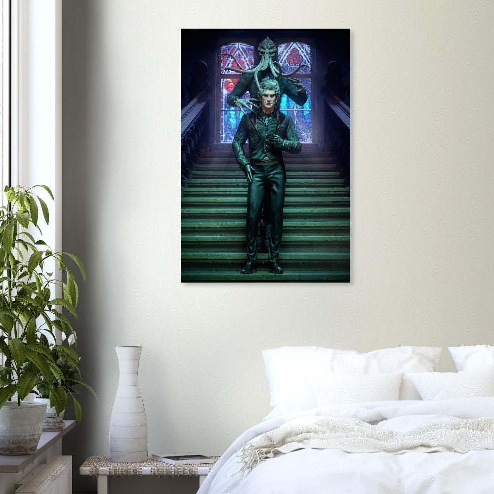 Astarion Portrait Poster Vertical - Baldur's Gate 3 Print, Baldur Gates ...