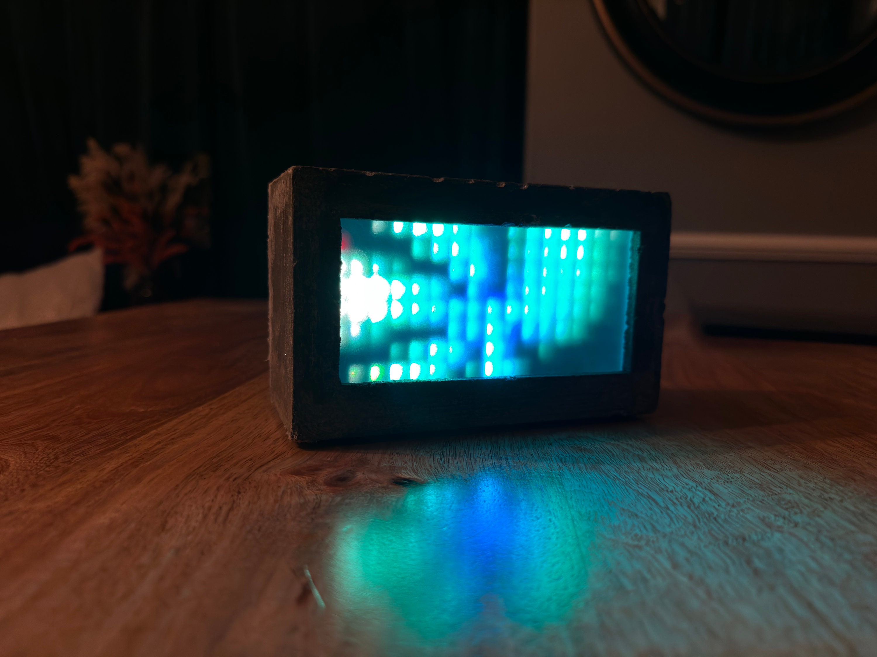Retro Industrial Concrete LED Matrix Running WLED Easy to - Etsy