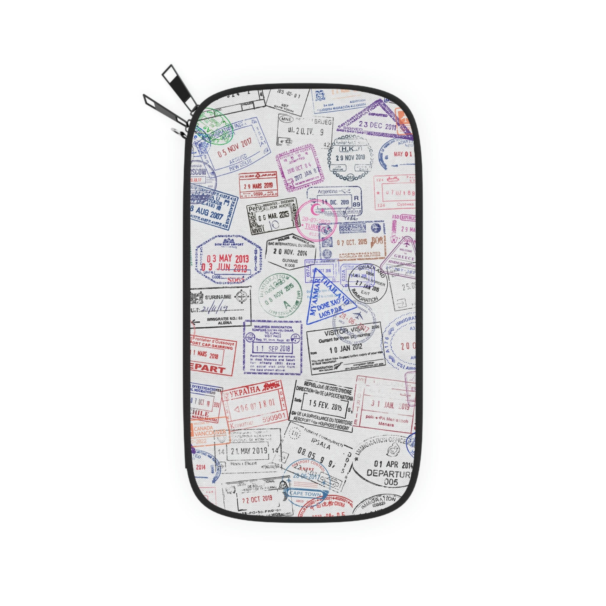 Passport Stamp Travel Wallet, Travel Document Holder - Etsy