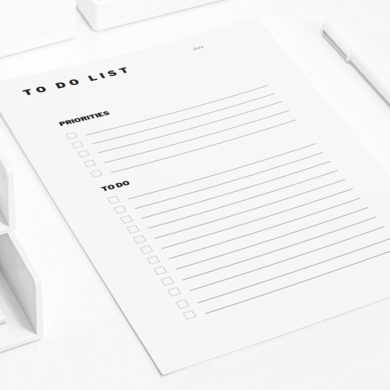Printable to Do List | Daily to Do List | Instant Download | A4 ...