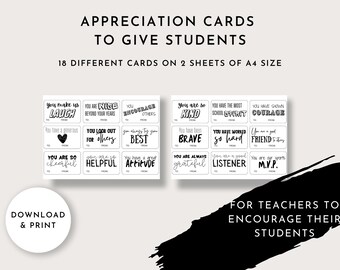 Student Appreciation Cards, Summer Camp Counselor, Student ...