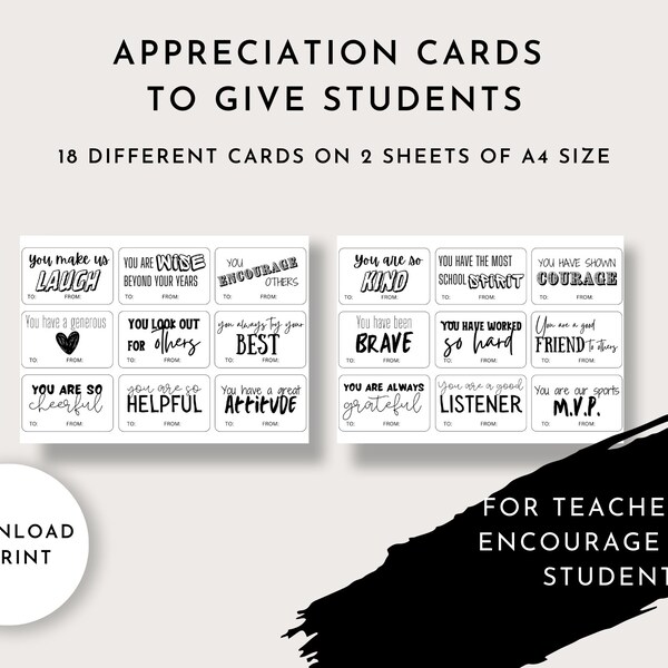 Student Appreciation - Etsy