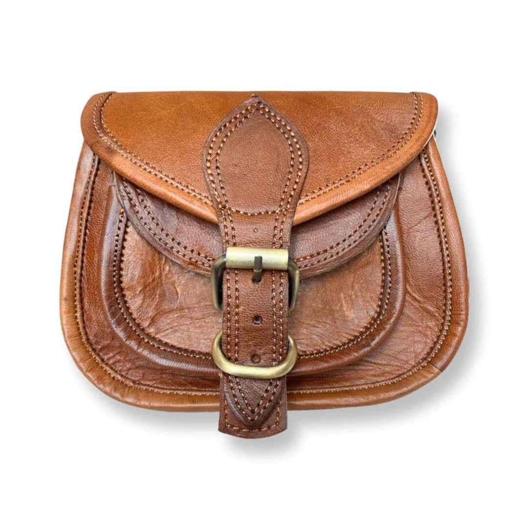 Handmade CHEYENNE Genuine Goat Leather Crossbody Bag – Elegant ...