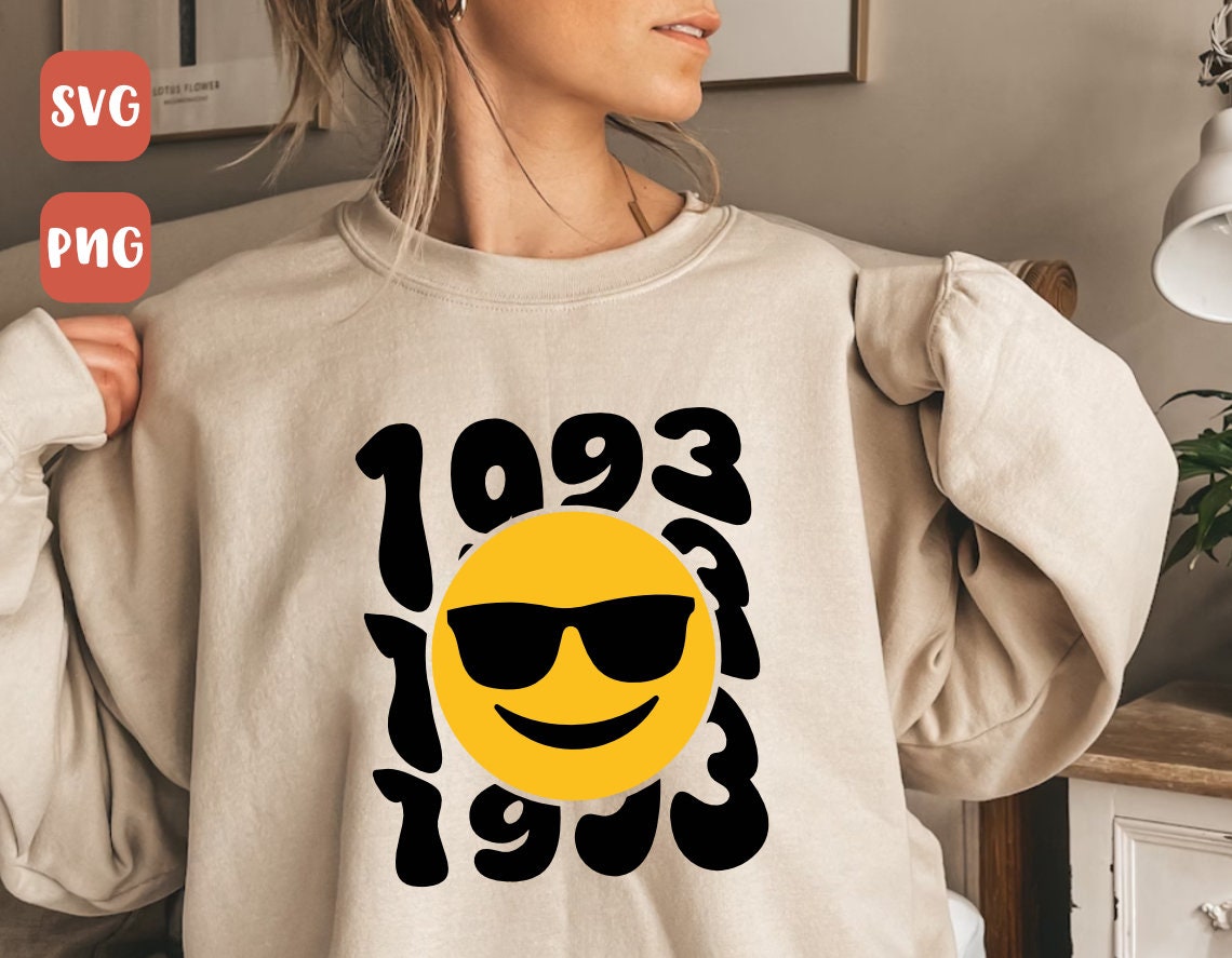 1993 Boho Svg Boho Birthday Style 1993 Birthday Svg Shirt Svg Vintage ...