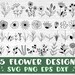 35 Flower SVG Bundle Floral Svg Bundle Floral Png Bundle Wildflowers ...