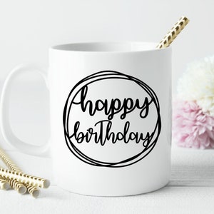 Happy Birthday Svg Bundle Birthday Svg Hand Lettered Birthday Party Svg ...