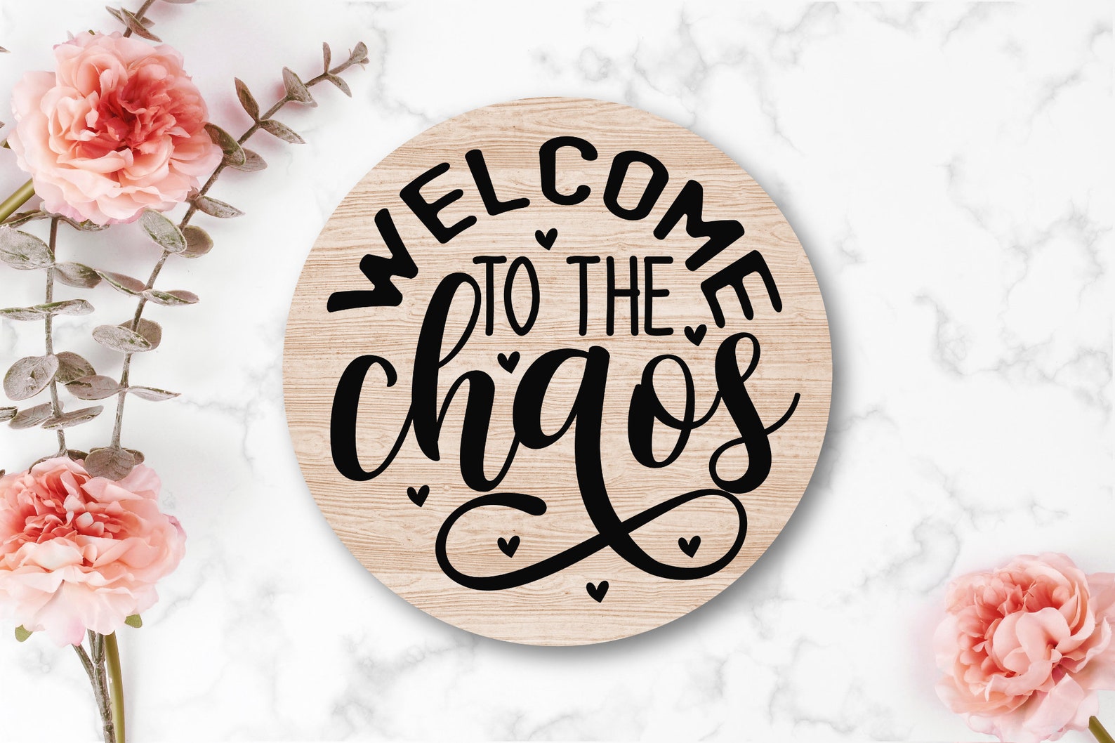 Round Sign Svg Bundle, Circle Sign Svg, Porch Sign Svg, Welcome Sign ...