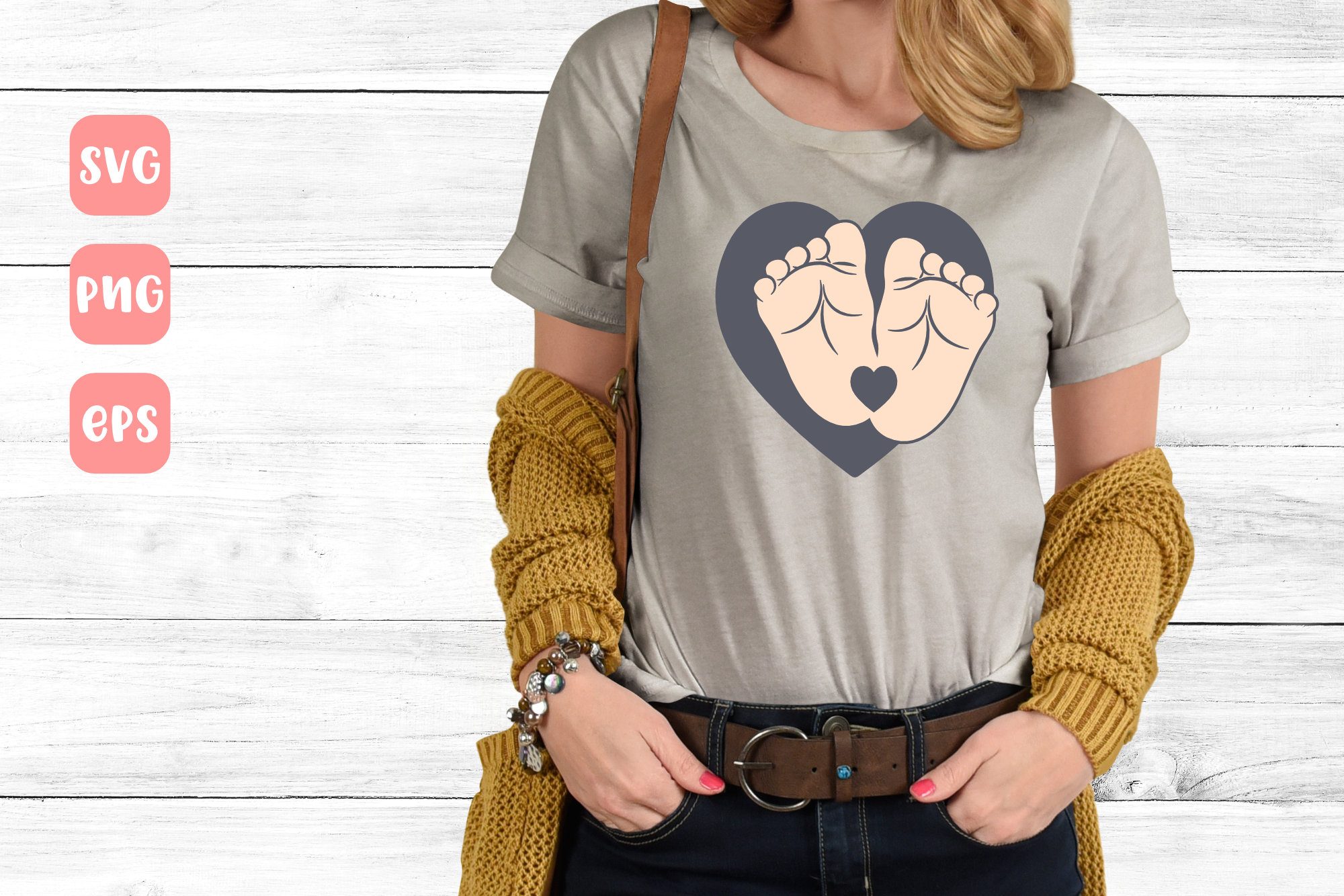 Babie Feet Heart Svg Newborn Heart Svg Newborn Foot Cricut Silhouette ...