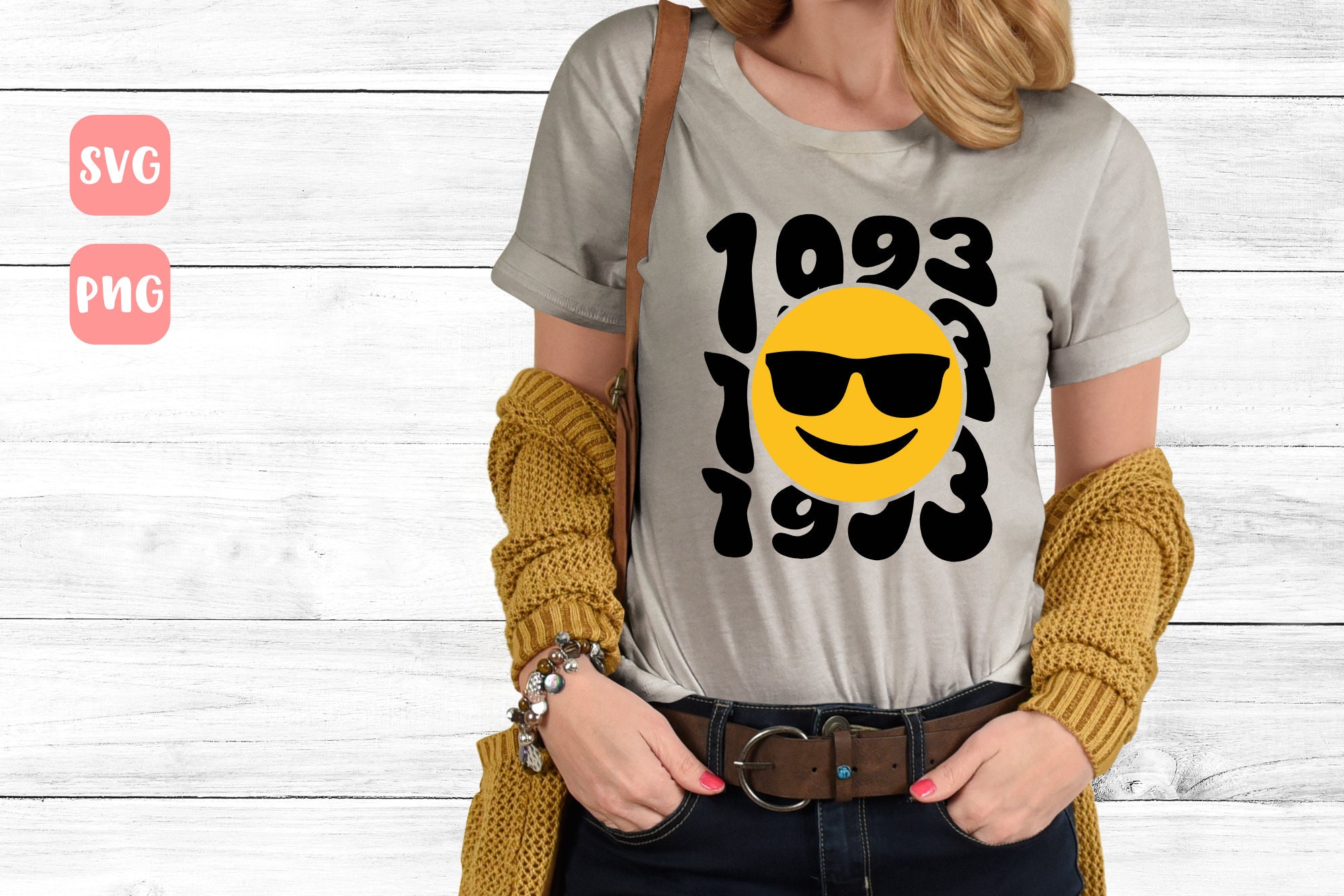 1993 Boho Svg Boho Birthday Style 1993 Birthday Svg Shirt Svg Vintage ...