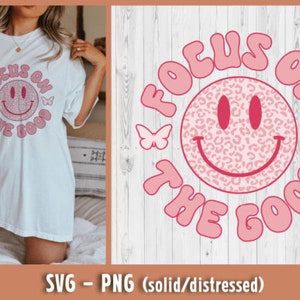 Focus on the GOOD Smiley Face Svg Emoji Face Svg Happy Face Svg Emoji ...