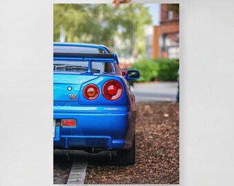 JDM NISSAN R34 Print - Etsy