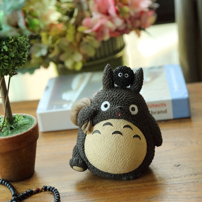 Cartoon Style Cute Totoro Ornament Cute Style Nerdy Resin Ornament - Etsy