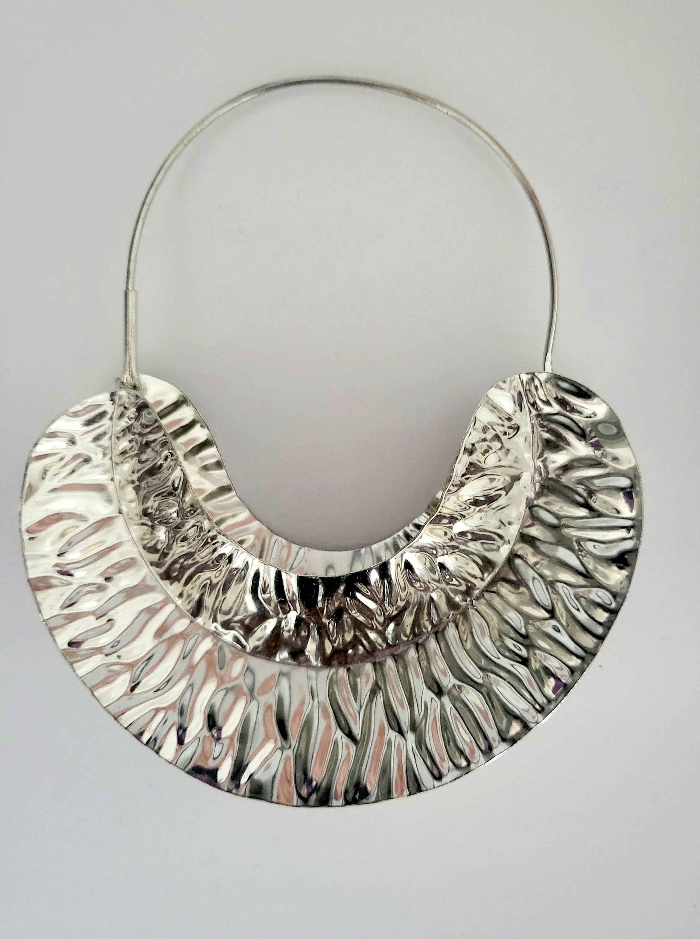 Fulani Silver Large Hoop Earrings - Etsy