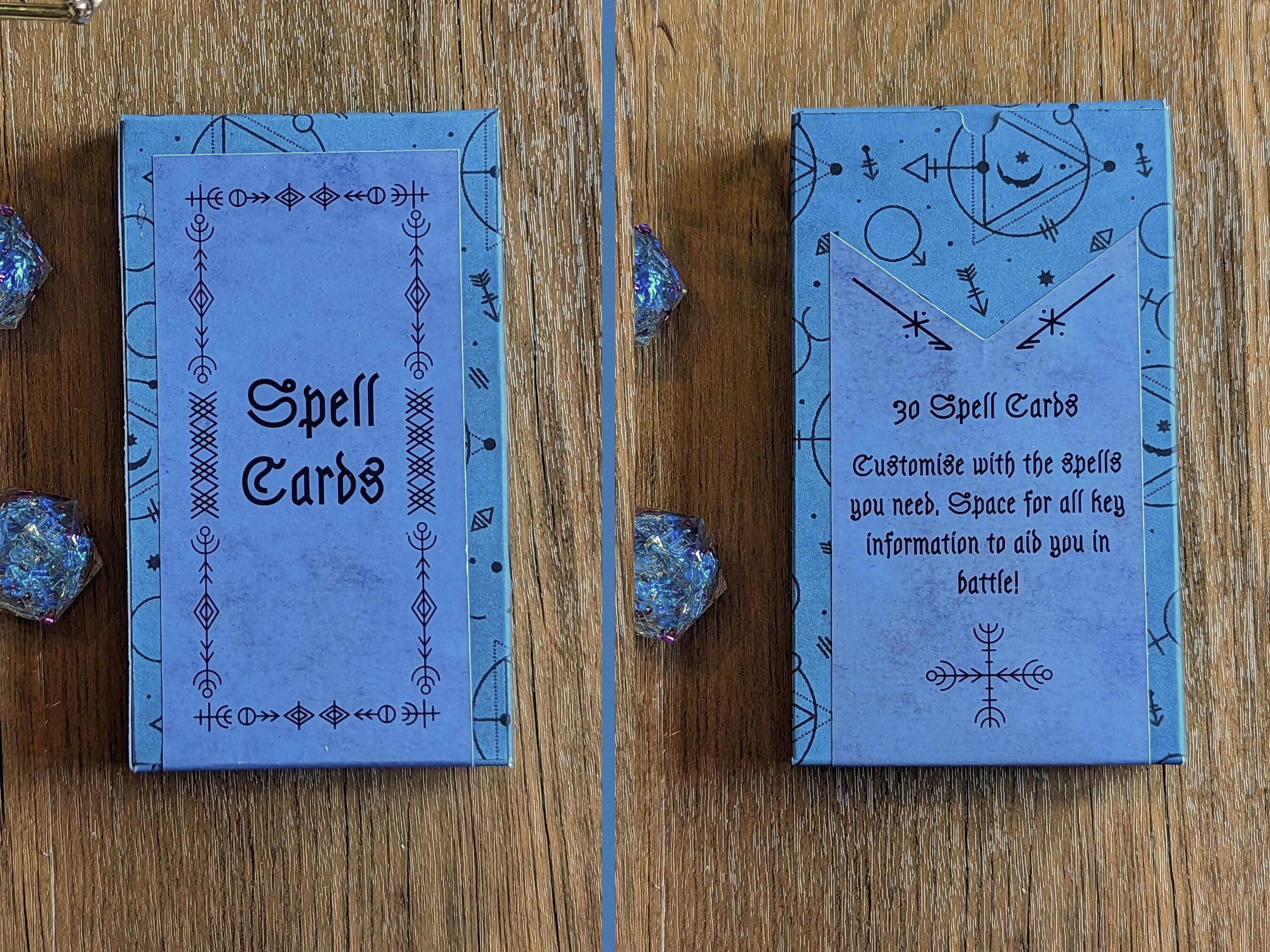 30 Spell Card Deck for Dungeons and Dragons, Dnd Game Prop - Etsy UK