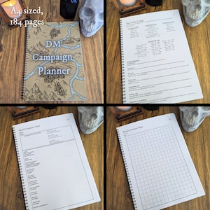 DM Campaign Planner Dnd5e DM Session Planner, Dnd Worldbuilding, Dnd ...