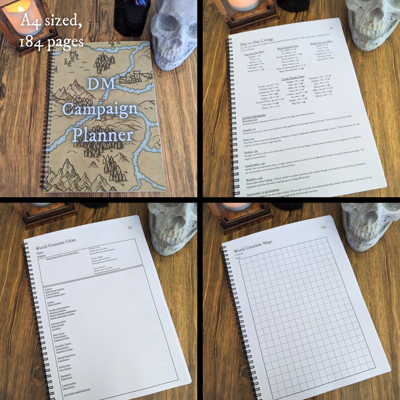 DM Campaign Planner Dnd5e DM Session Planner, Dnd Worldbuilding, Dnd ...