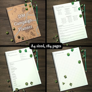 DM Campaign Planner Dnd5e DM Session Planner, Dnd Worldbuilding, Dnd ...