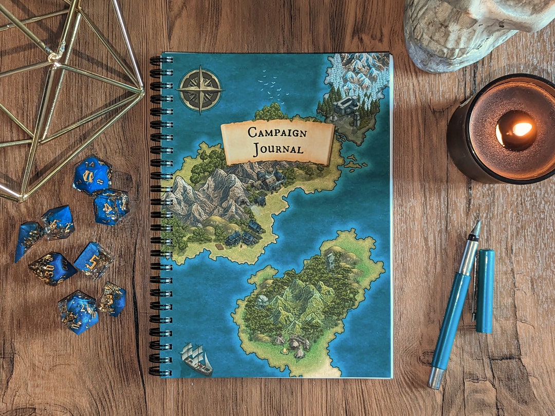 Deluxe Dungeons and Dragons Campaign Journal Dnd Notebook D&D Campaign ...