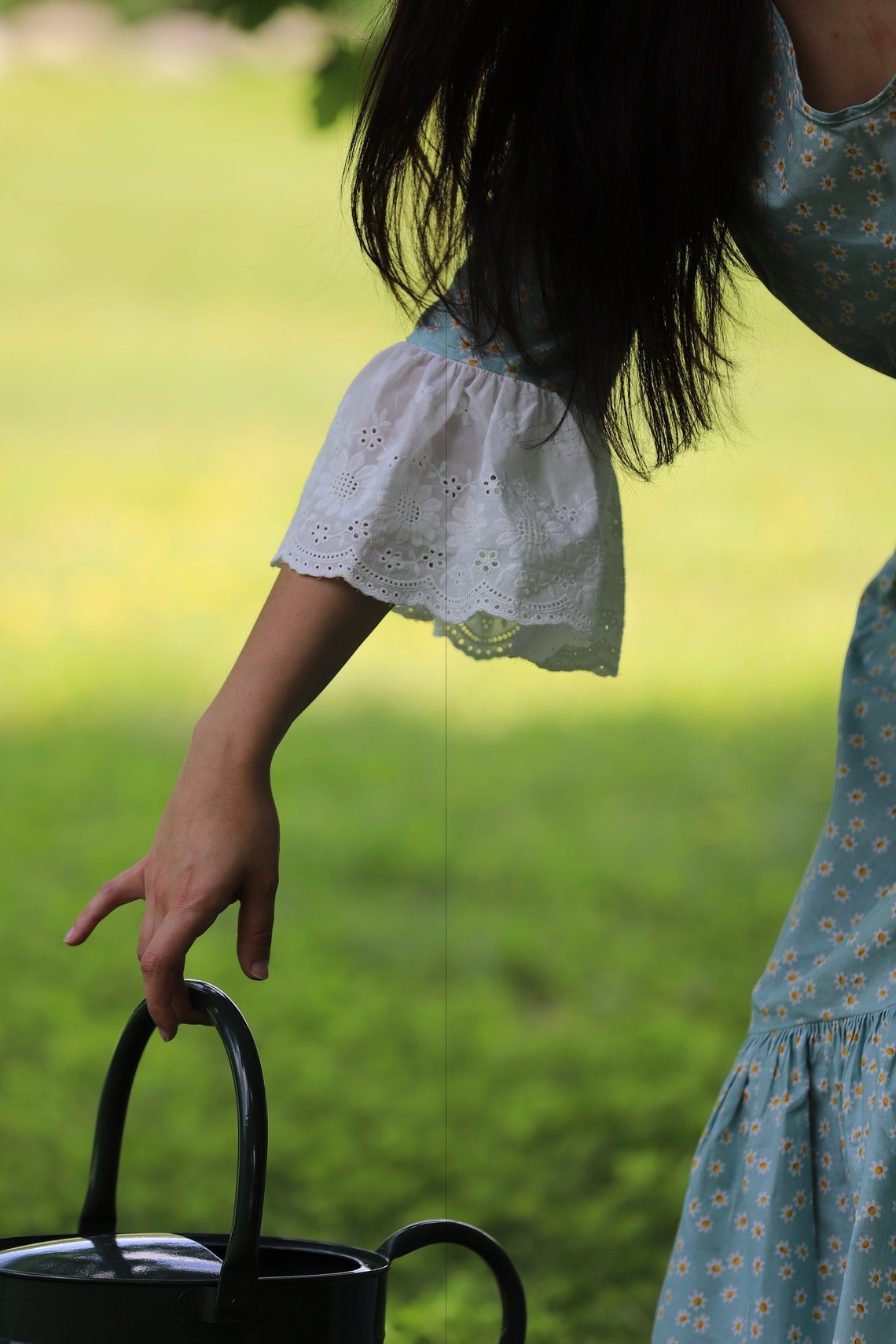 Prairie Dress Cotton Lace Ruffles Calico Theprairiedress Pullover V ...