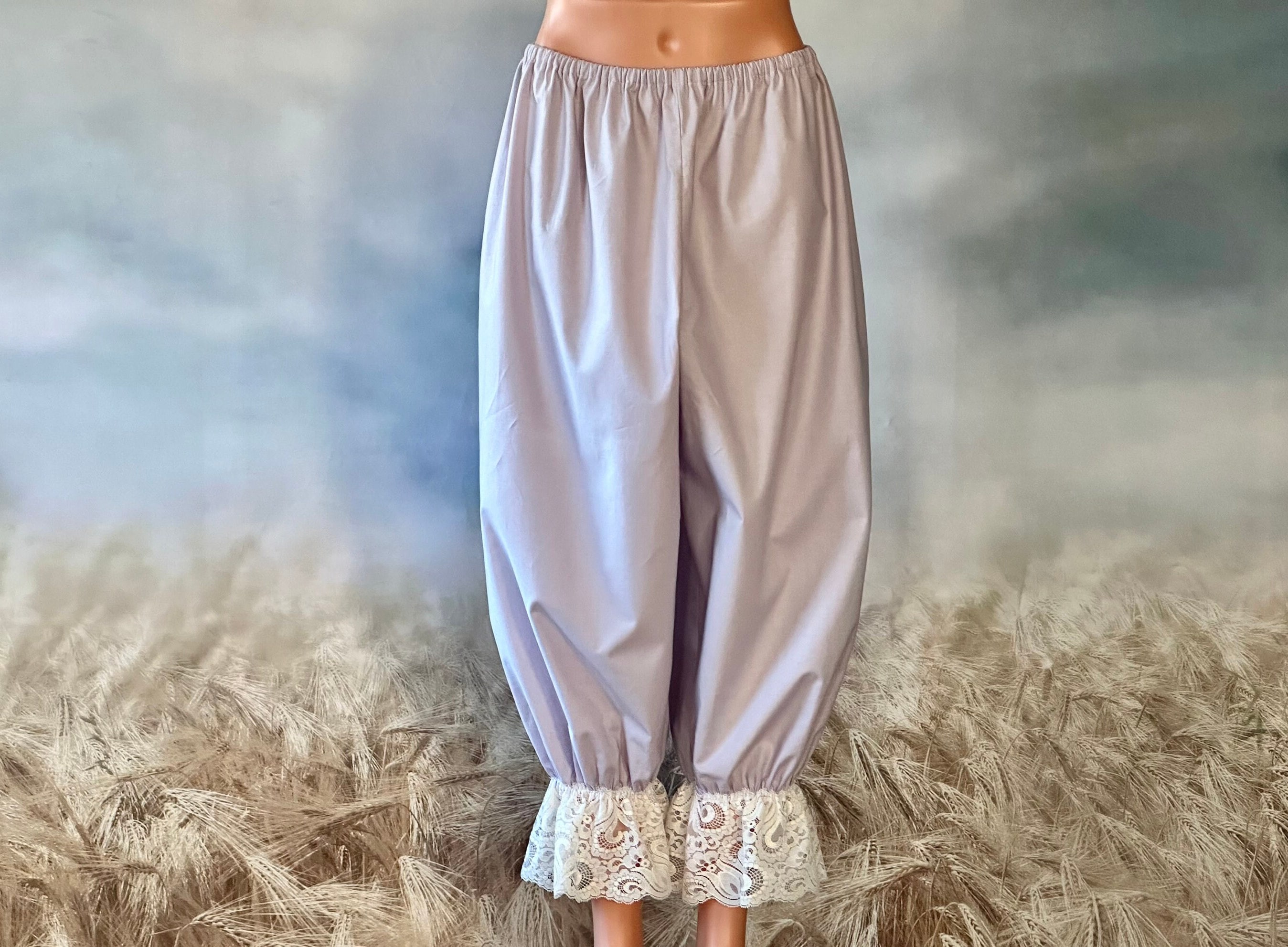 Women's Bloomers Prairie Core Pajama Pants Knickers Pantaloons Cotton ...