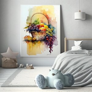 Abstract Fruits Art - Etsy