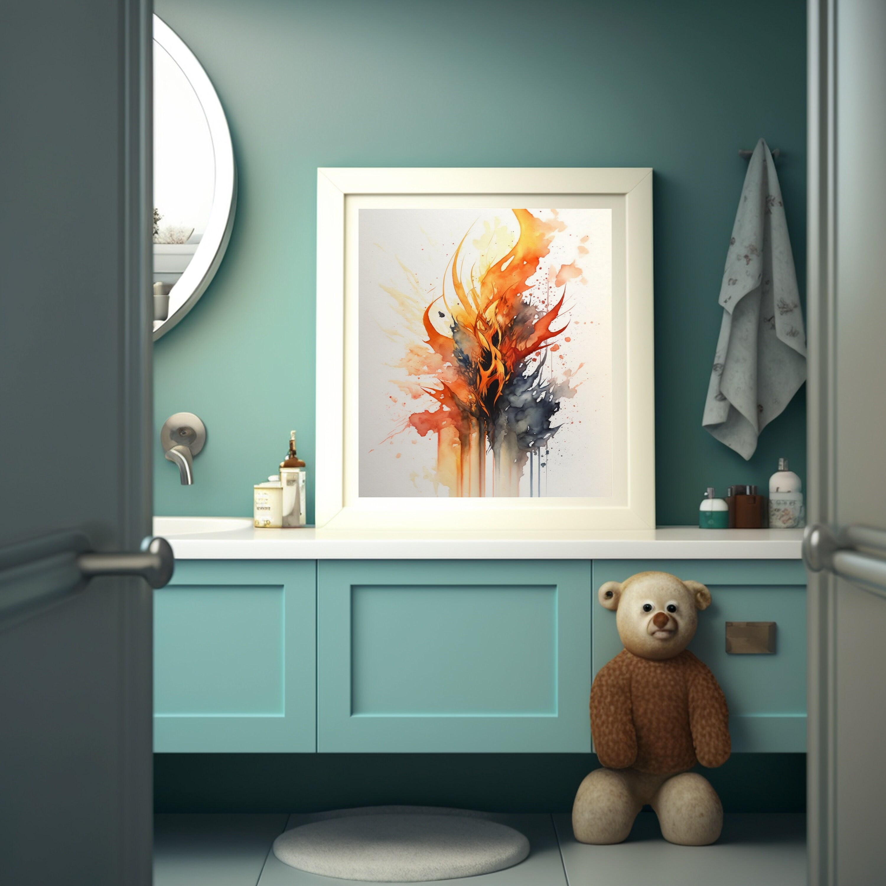Abstract Fire Art - Etsy