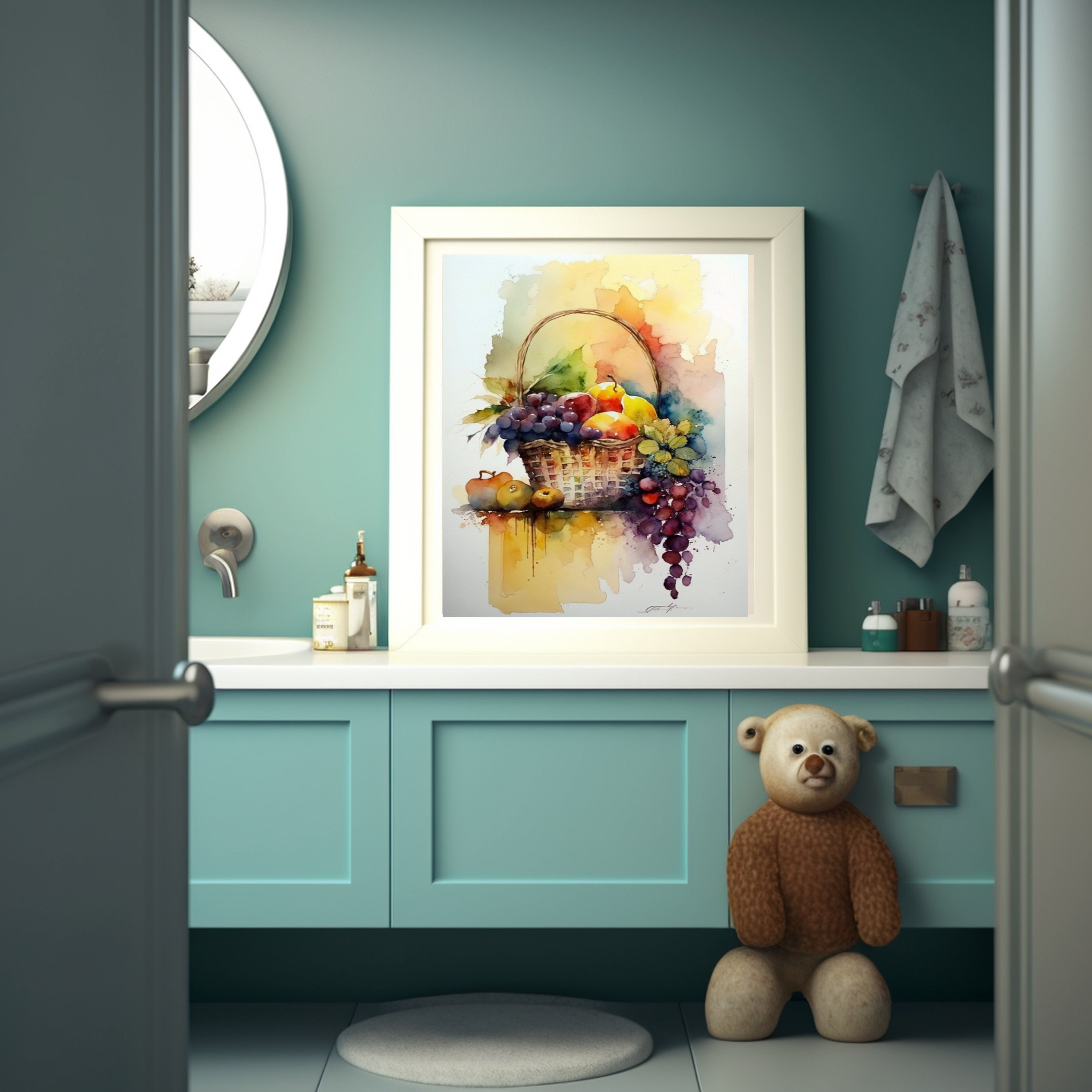 Abstract Fruits Art - Etsy