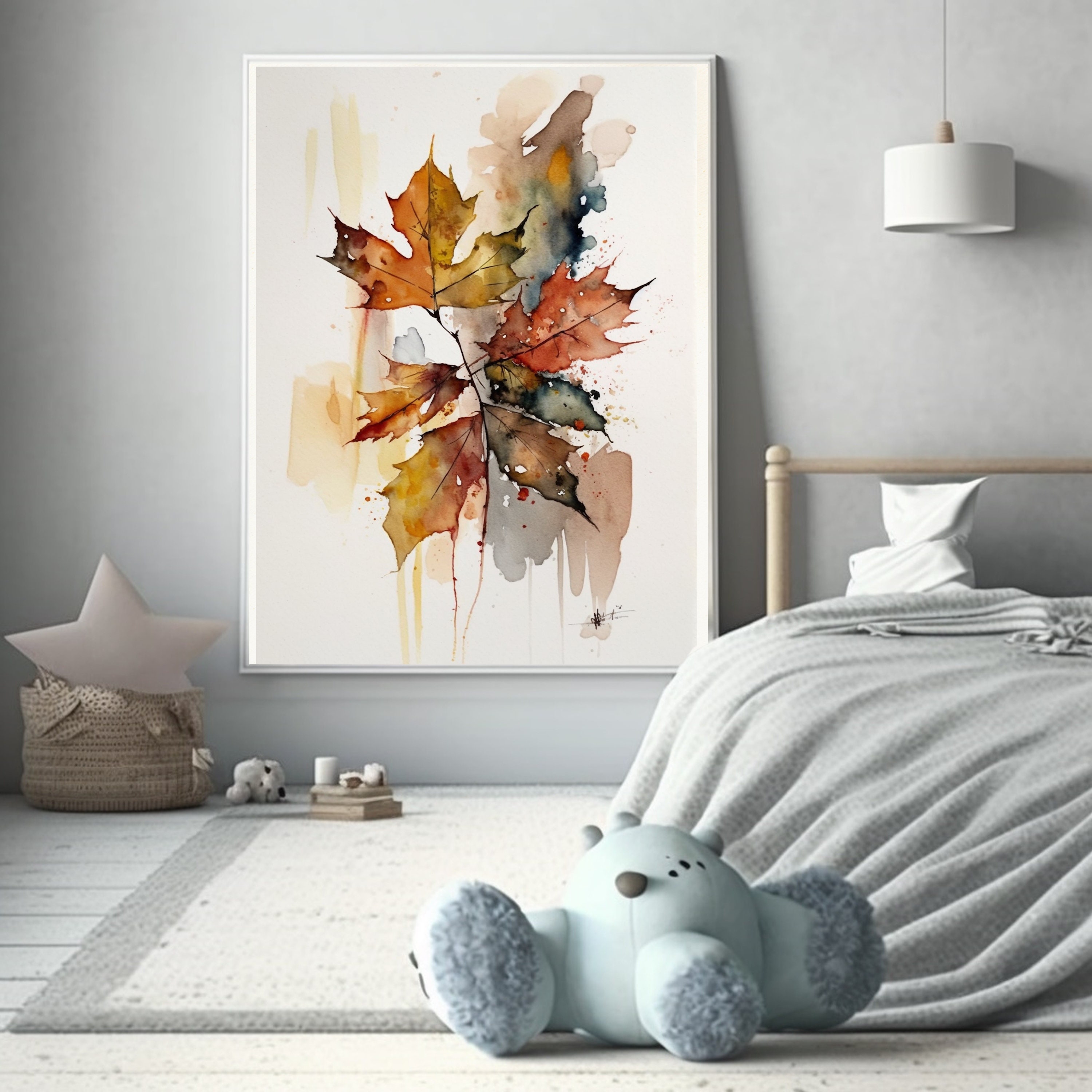 Abstract Fall Art - Etsy